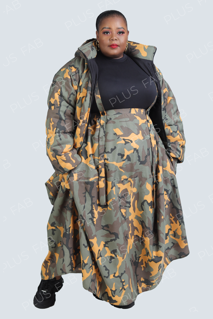 Bantle's Skirt - Camouflage - Plus Fab