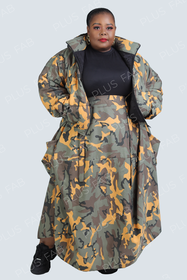 Bantle's Skirt - Camouflage - Plus Fab