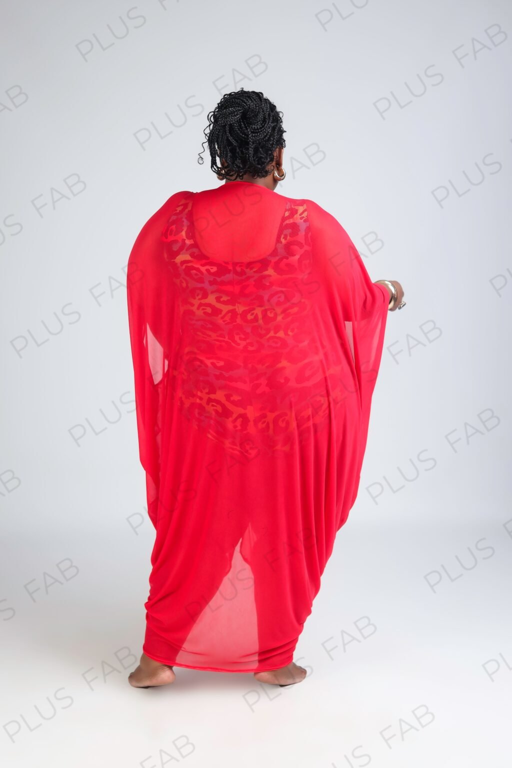 Ruby Jubilee Swimsuit Combo (Red) – Plus Fab